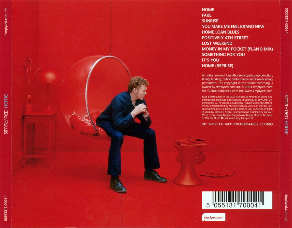 Simply Red Home : Back | CD Covers | Cover Century | Over 1.000.000 ...